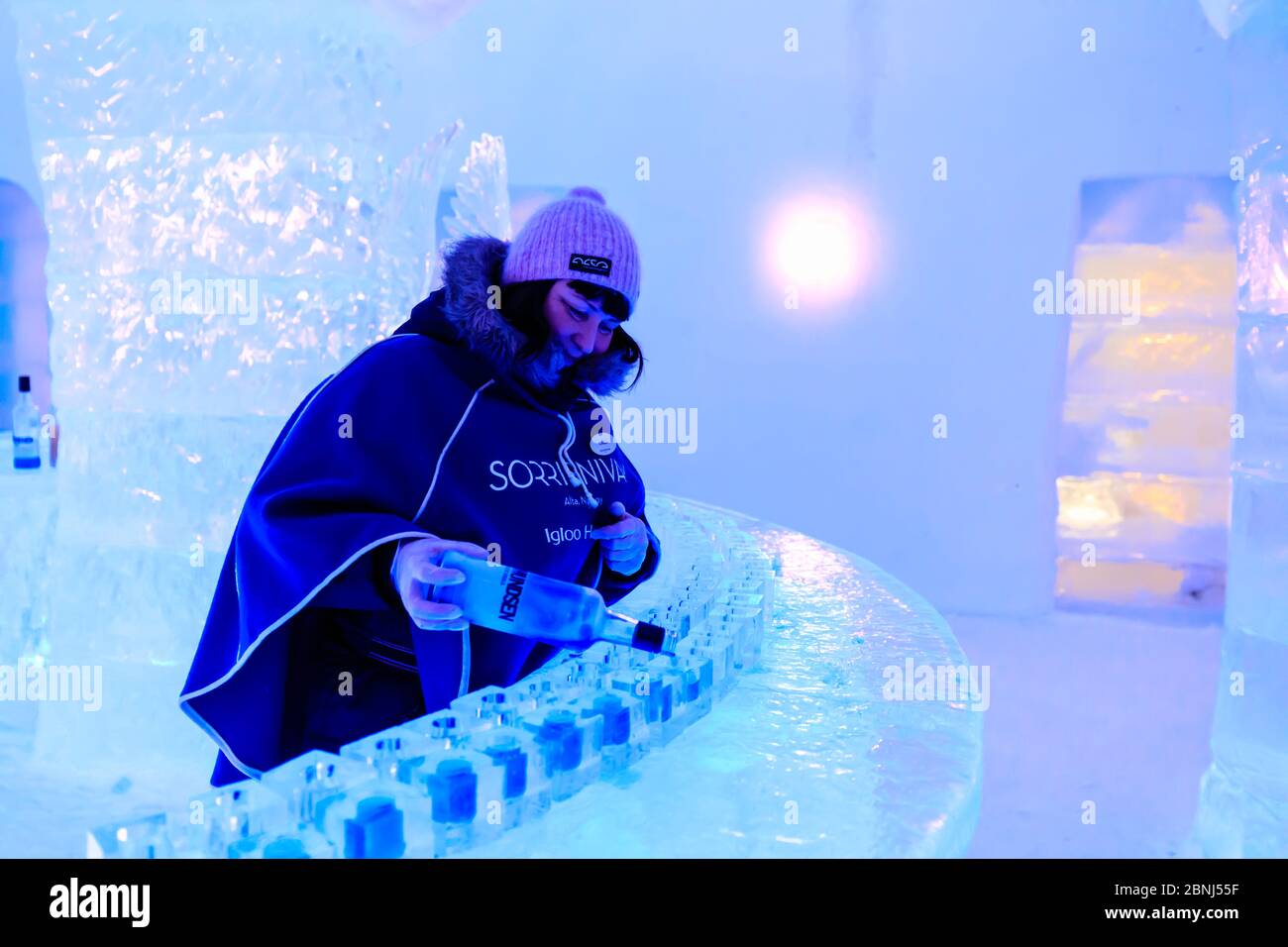 Sorrisniva Igloo Hotel, snow or ice hotel, striking sculpture, ice bar ...