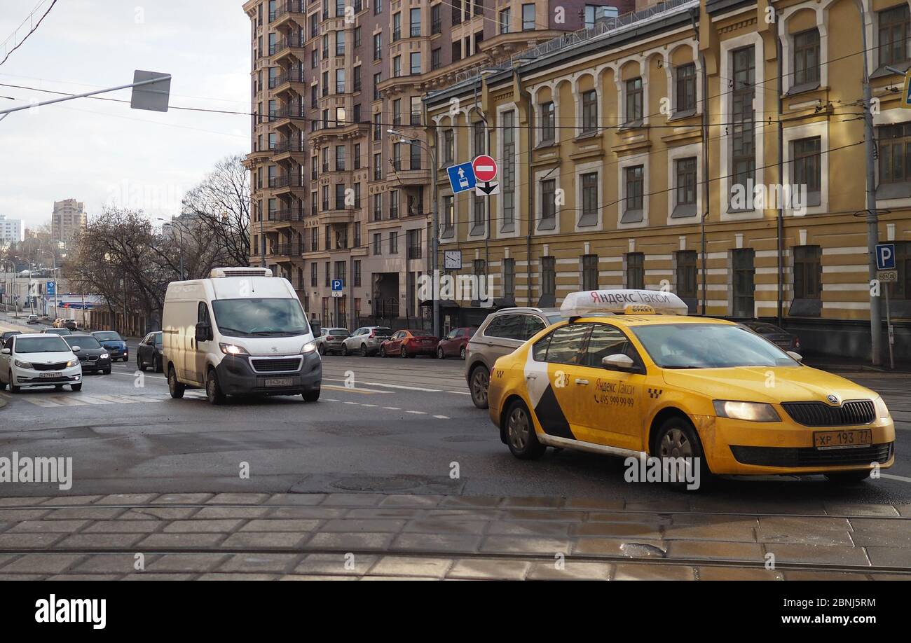 Yandex cab hi-res stock photography and images - Alamy