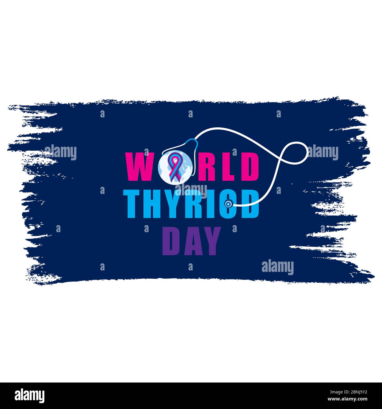 Vector illustration for World Thyroid Day banner or poster design Stock ...