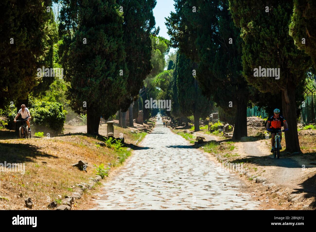Appian way cobblestones hi-res stock photography and images - Alamy