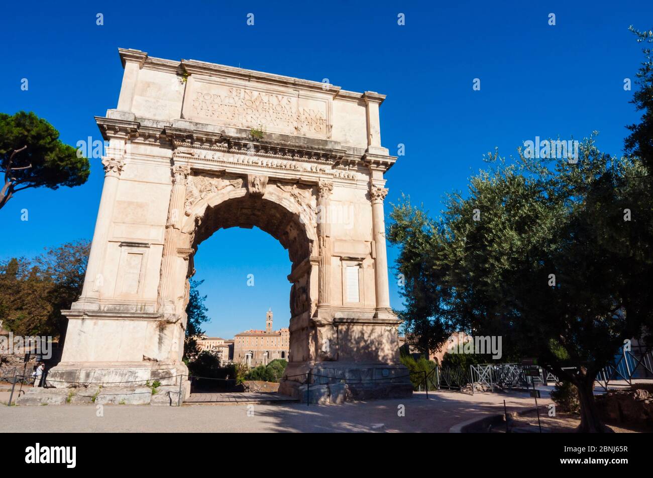 Arch of Titus (Arco di Tito), Roman Forum, UNESCO World Heritage Site ...