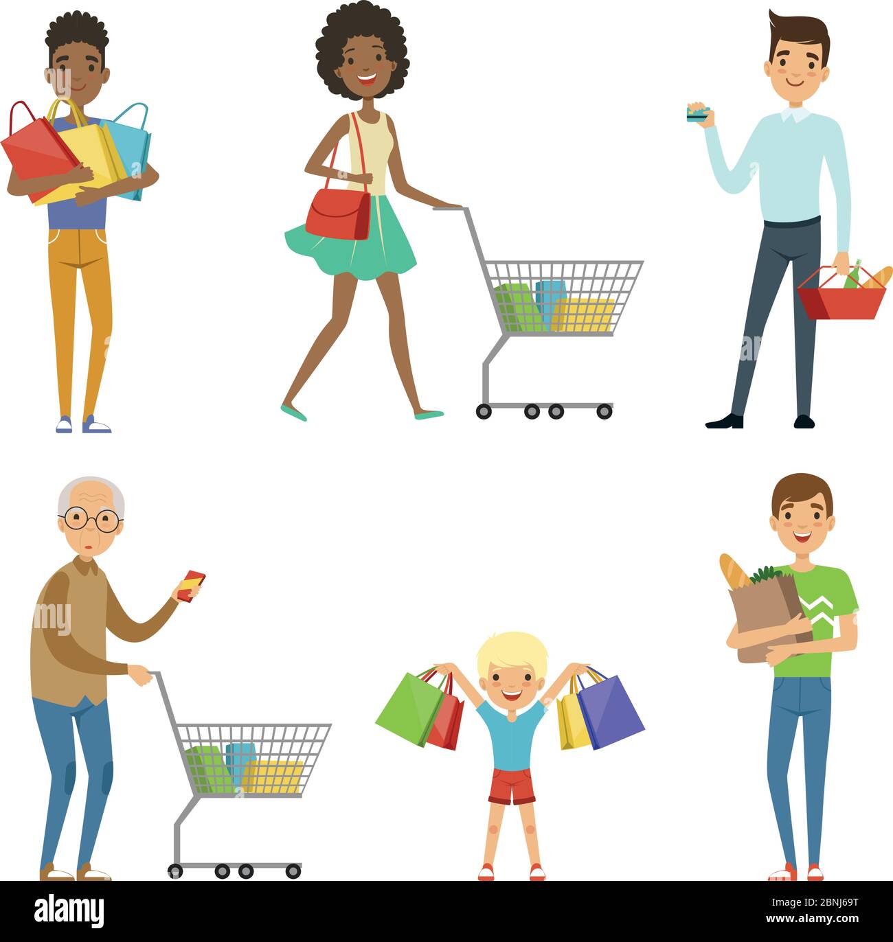 Retail consumerism Stock Vector Images - Alamy