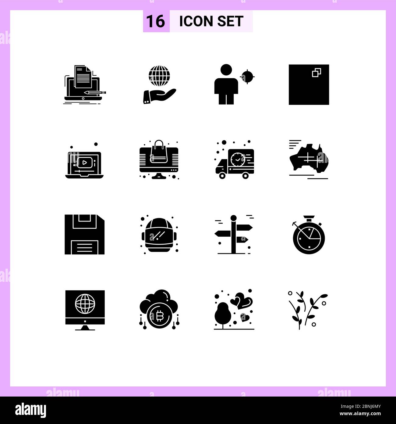 Truck full view Stock Vector Images - Alamy