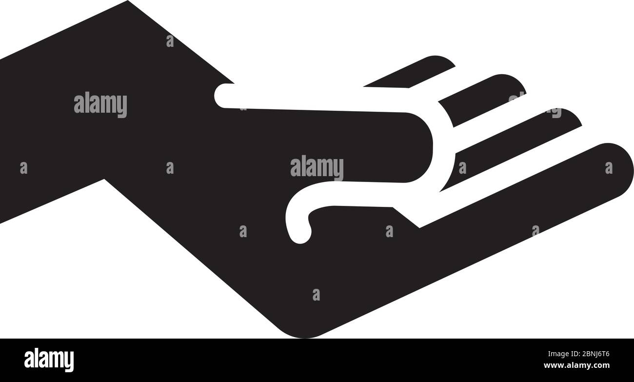 hand receiving line style icon Stock Vector Image & Art - Alamy