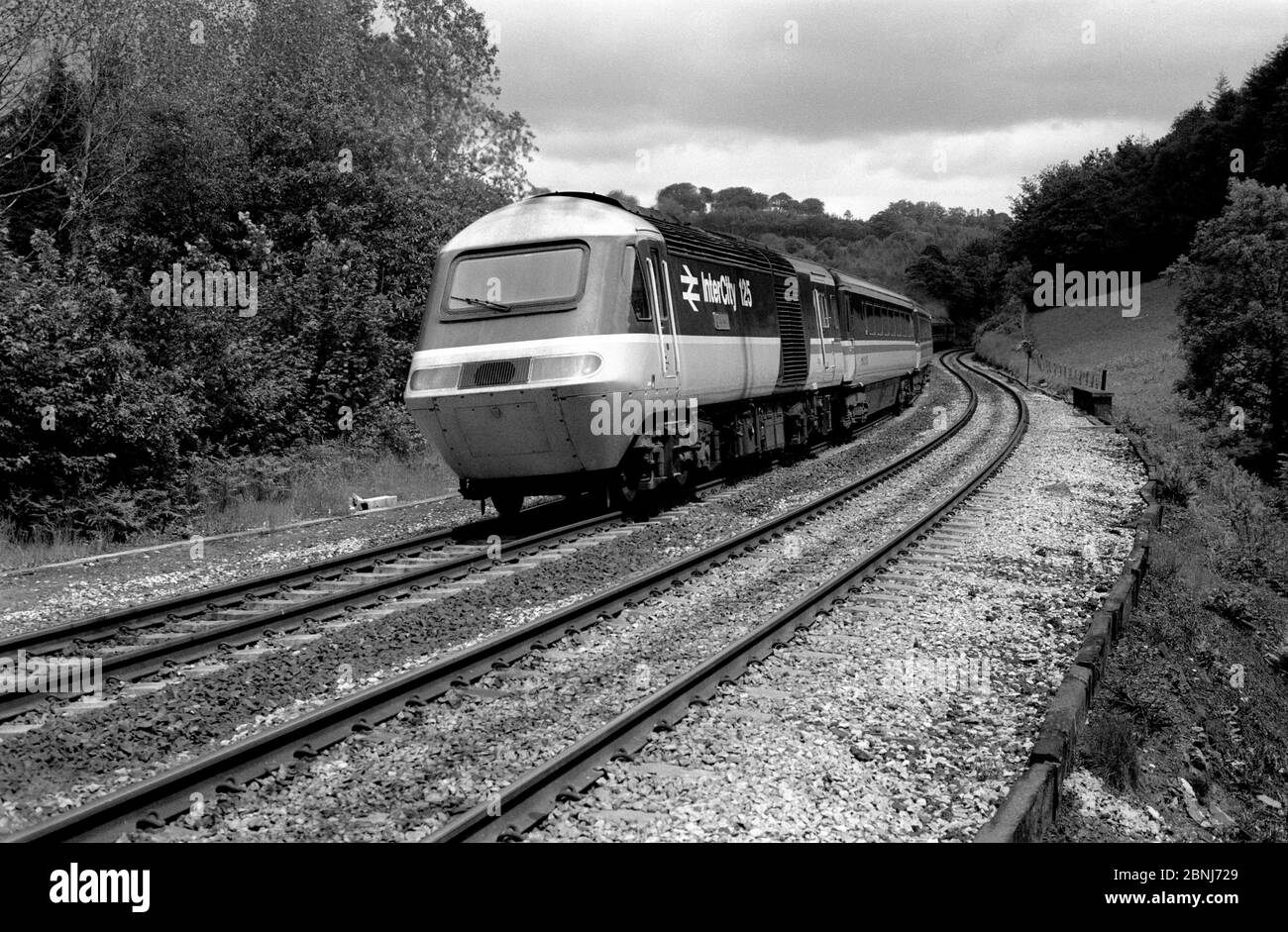 British rail intercity 125 train Black and White Stock Photos & Images ...