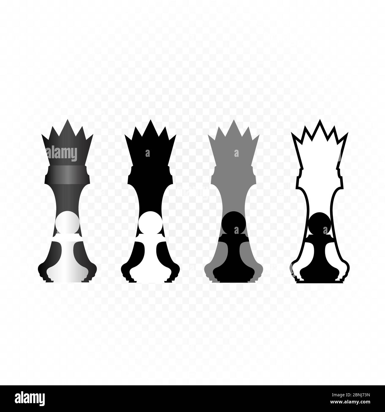 King stands Stock Vector Images - Alamy