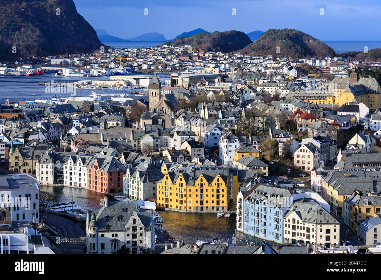 Alesund art nouveau buildings hi-res stock photography and images - Alamy