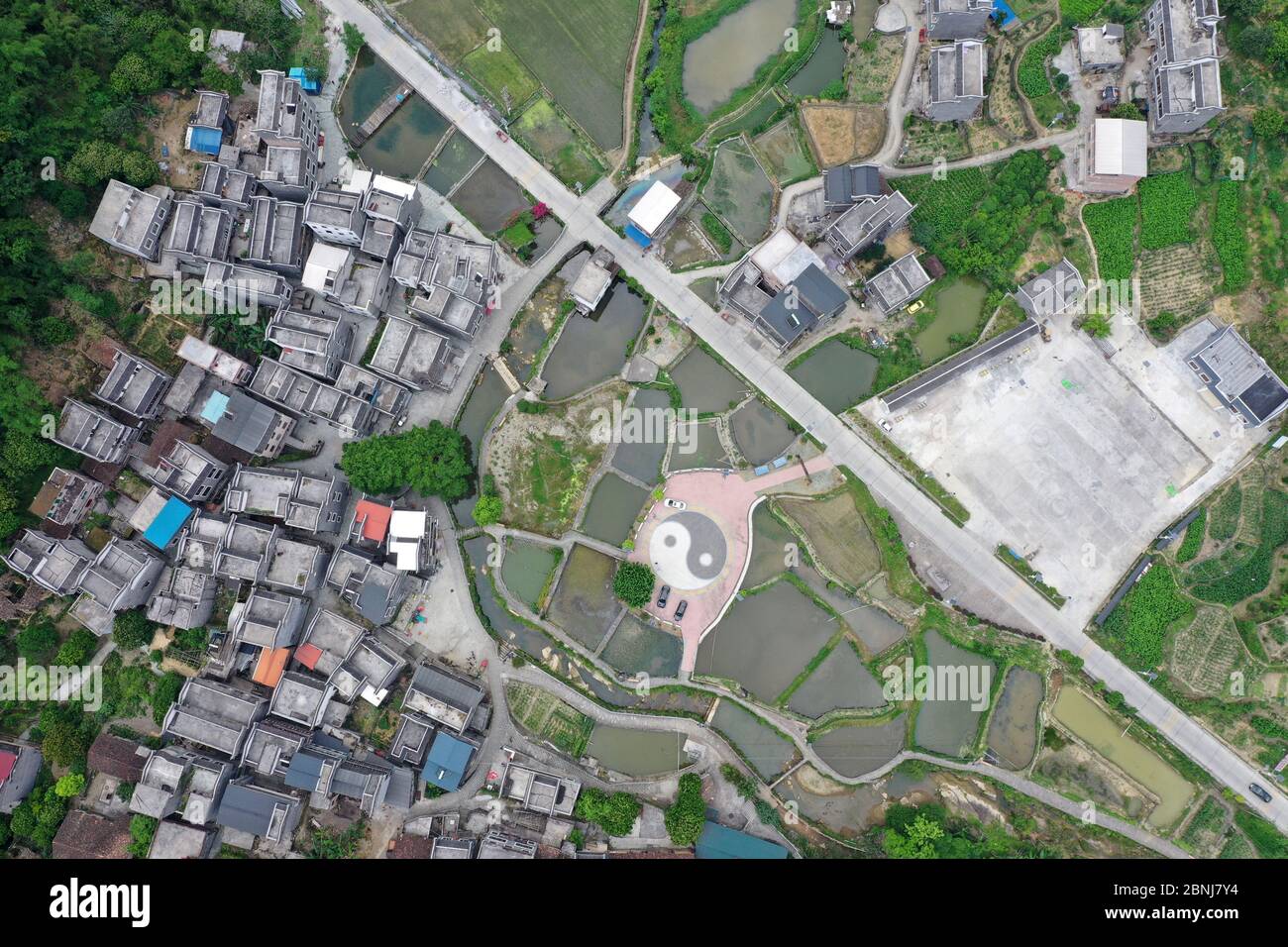 Huanjiang. 13th May, 2020. Aerial photo taken on May 13, 2020 shows a ...