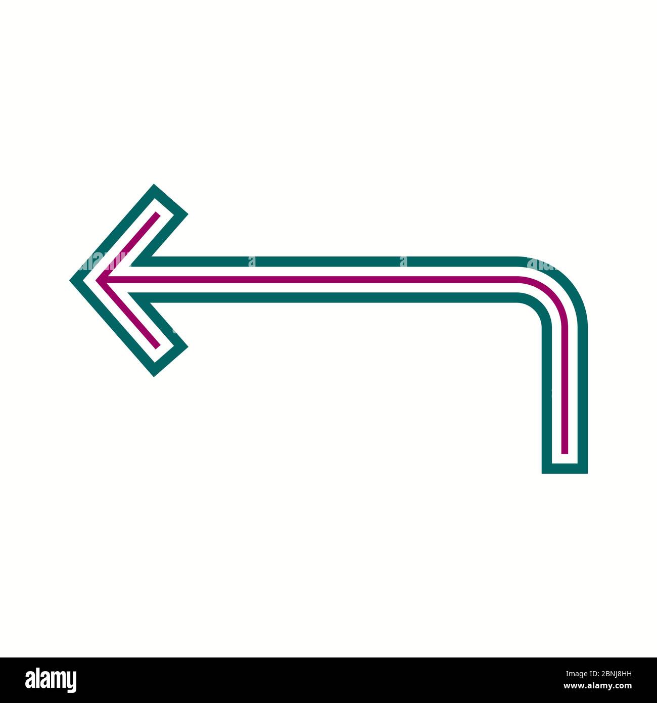 Beautiful To right arrow Line Vector Icon Stock Vector Image & Art - Alamy