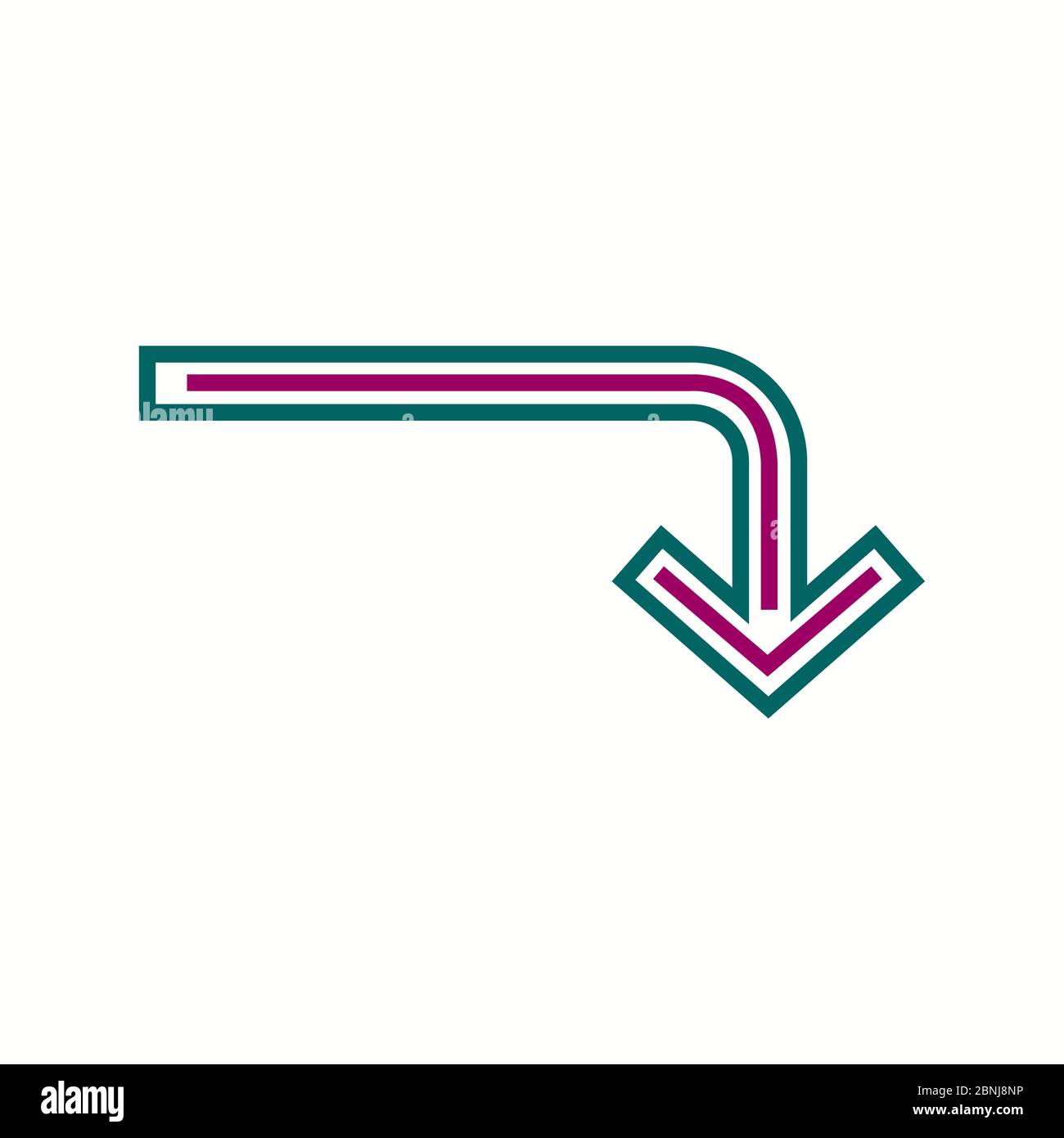 Beautiful turn down line hi-res stock photography and images - Alamy