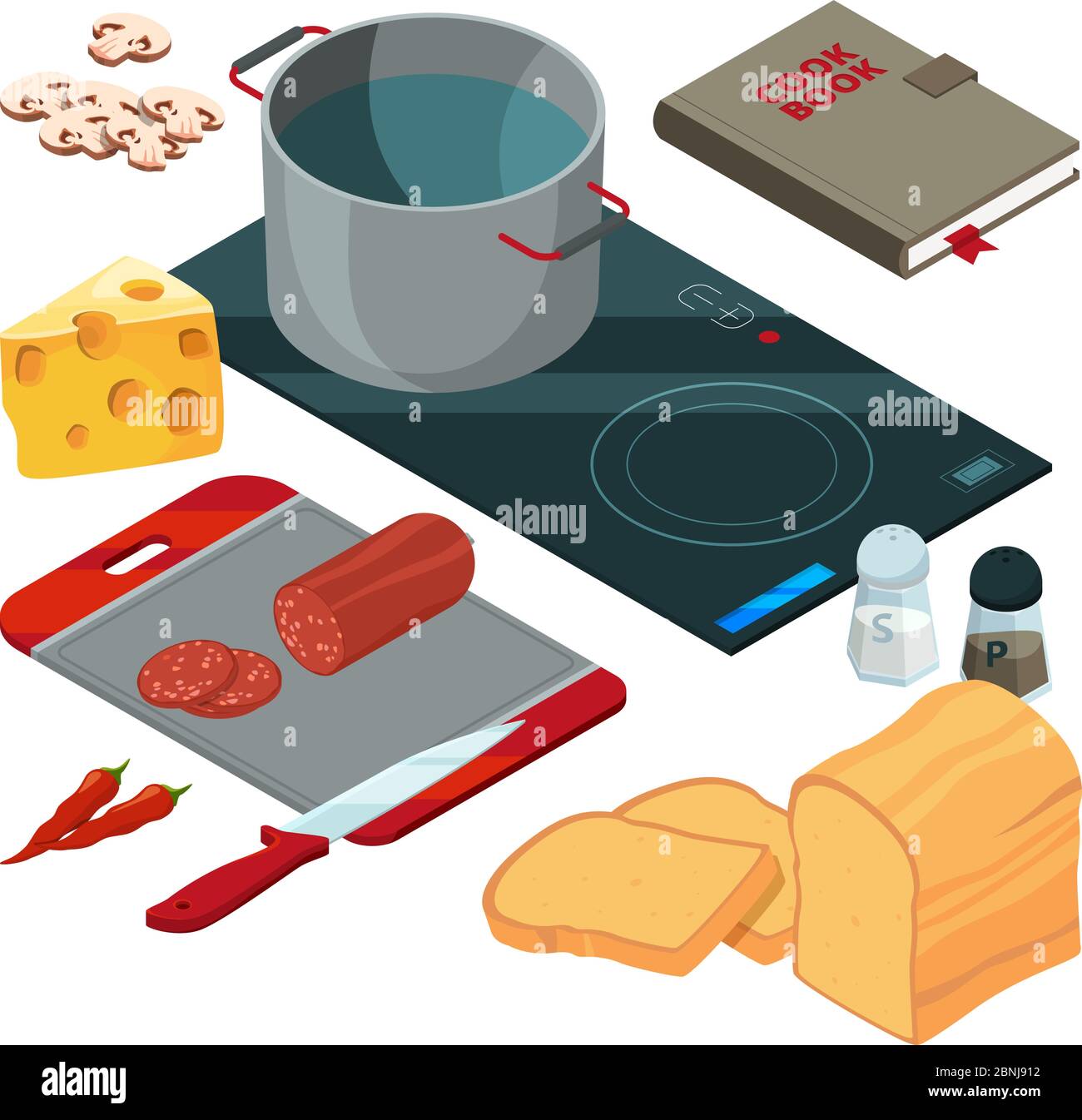 Cooking tools isolated Stock Vector Images - Alamy