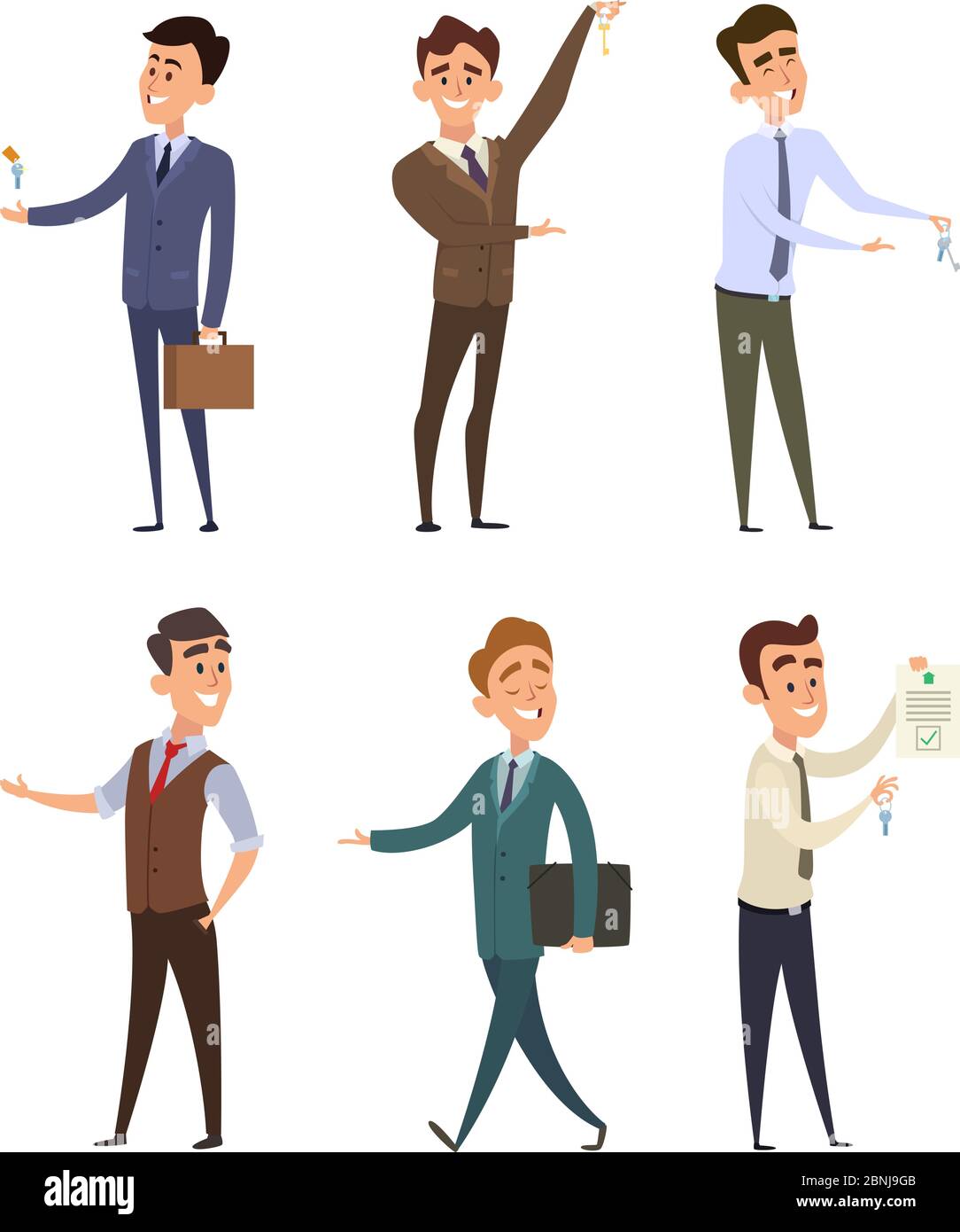Business cartoon characters Stock Vector Images - Alamy