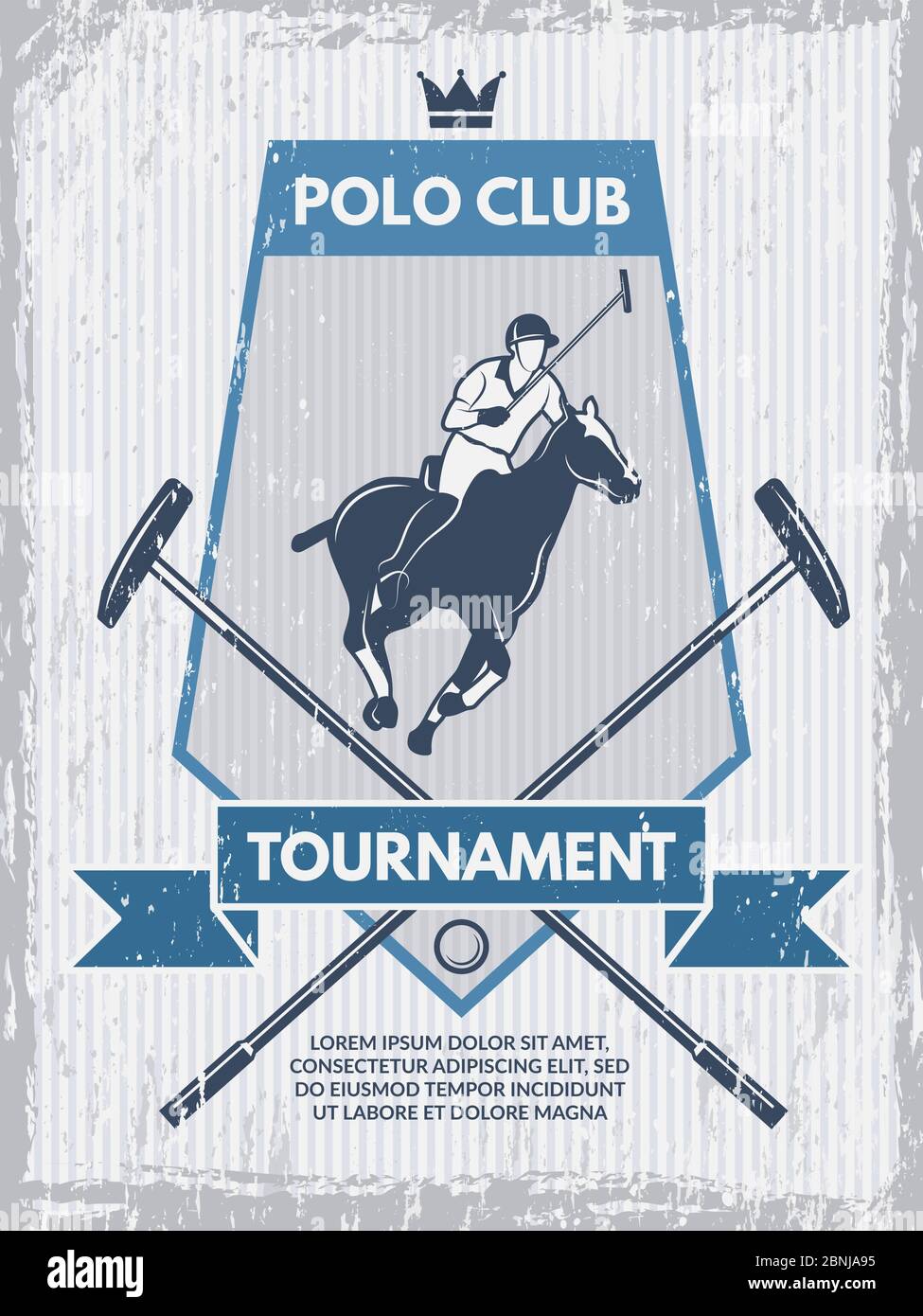 Polo poster Stock Vector Images - Alamy