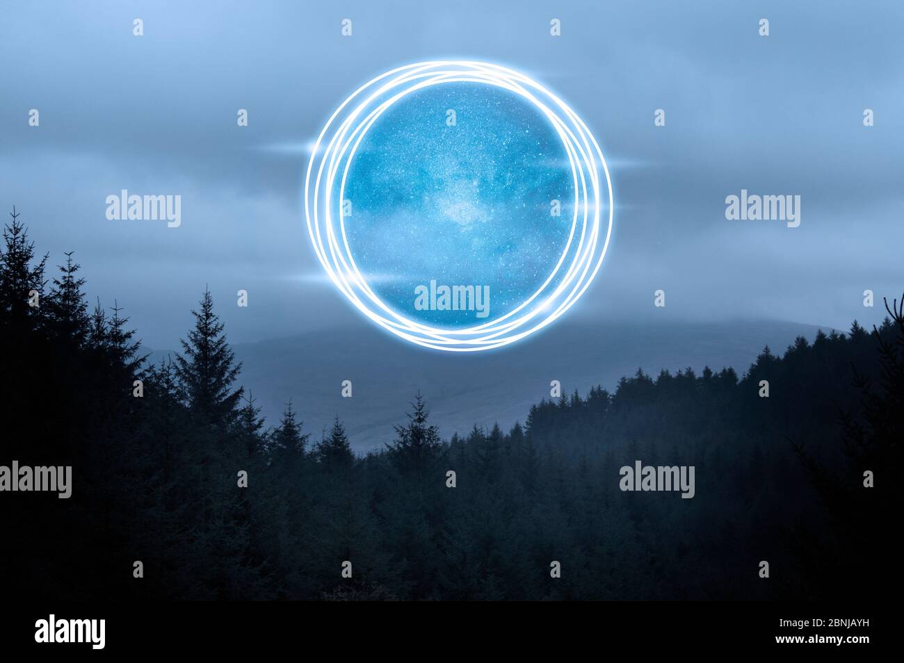 Futuristic forest hi-res stock photography and images - Alamy