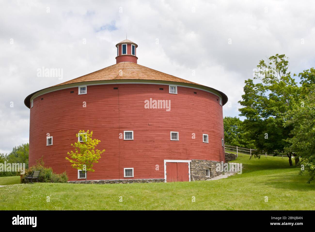 1901 Round Barn, Shelburne Museum, Shelburne, Vermont, New England ...