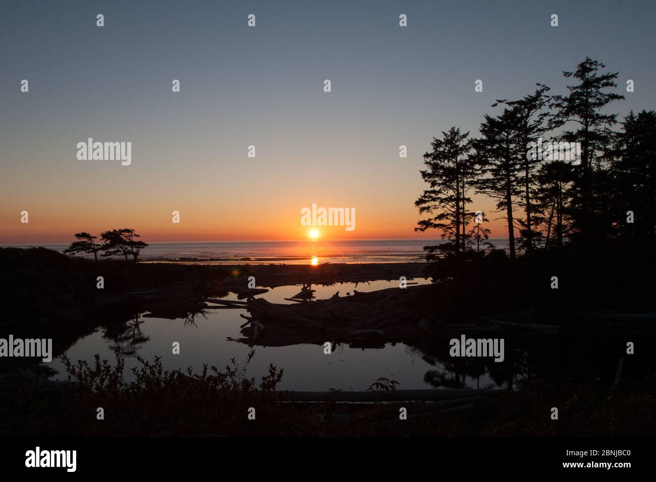 Washington state coast sunset hi-res stock photography and images - Alamy