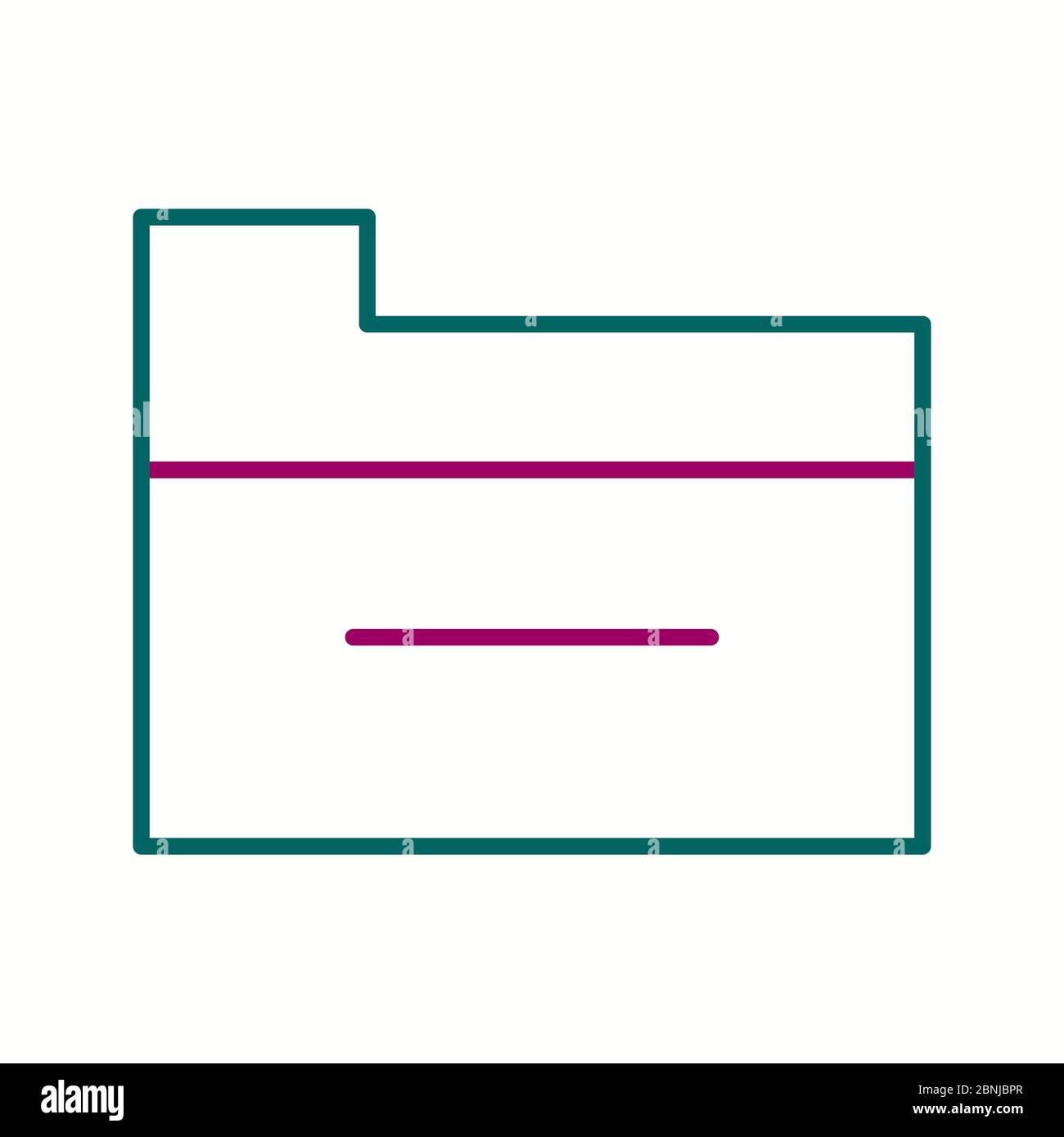 Beautiful folder Stock Vector Images - Alamy