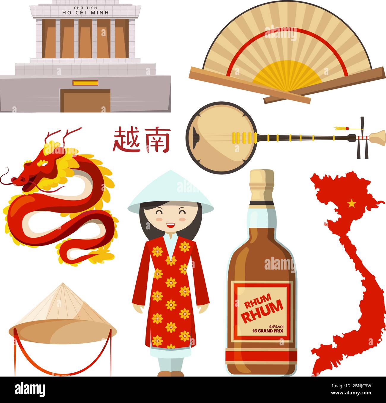 Traditional vietnam symbol Cut Out Stock Images & Pictures - Alamy