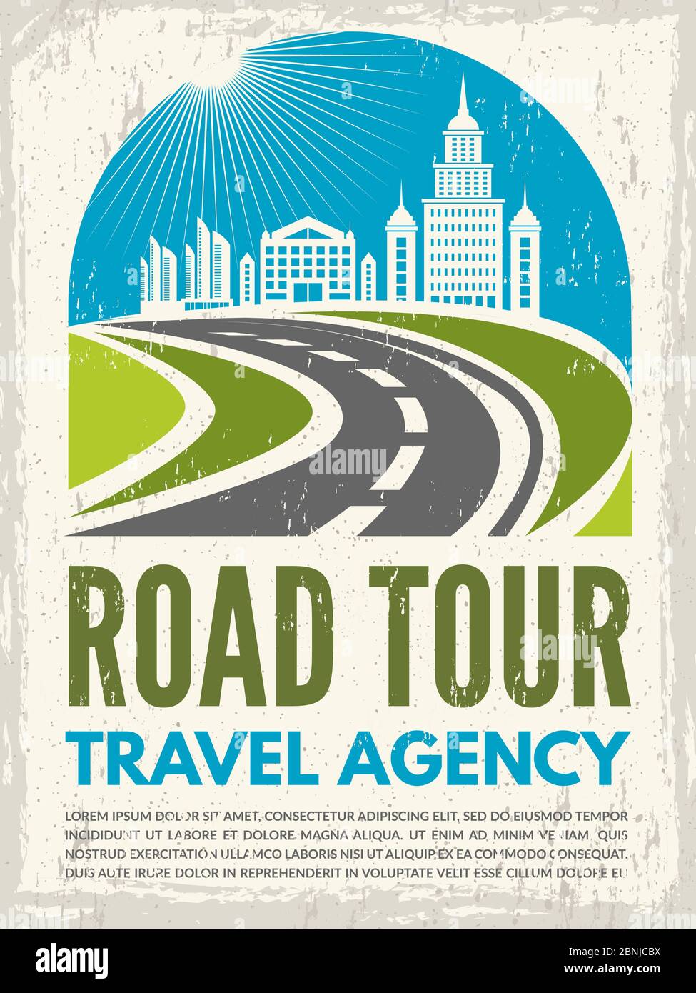 Distant highway Stock Vector Images - Alamy