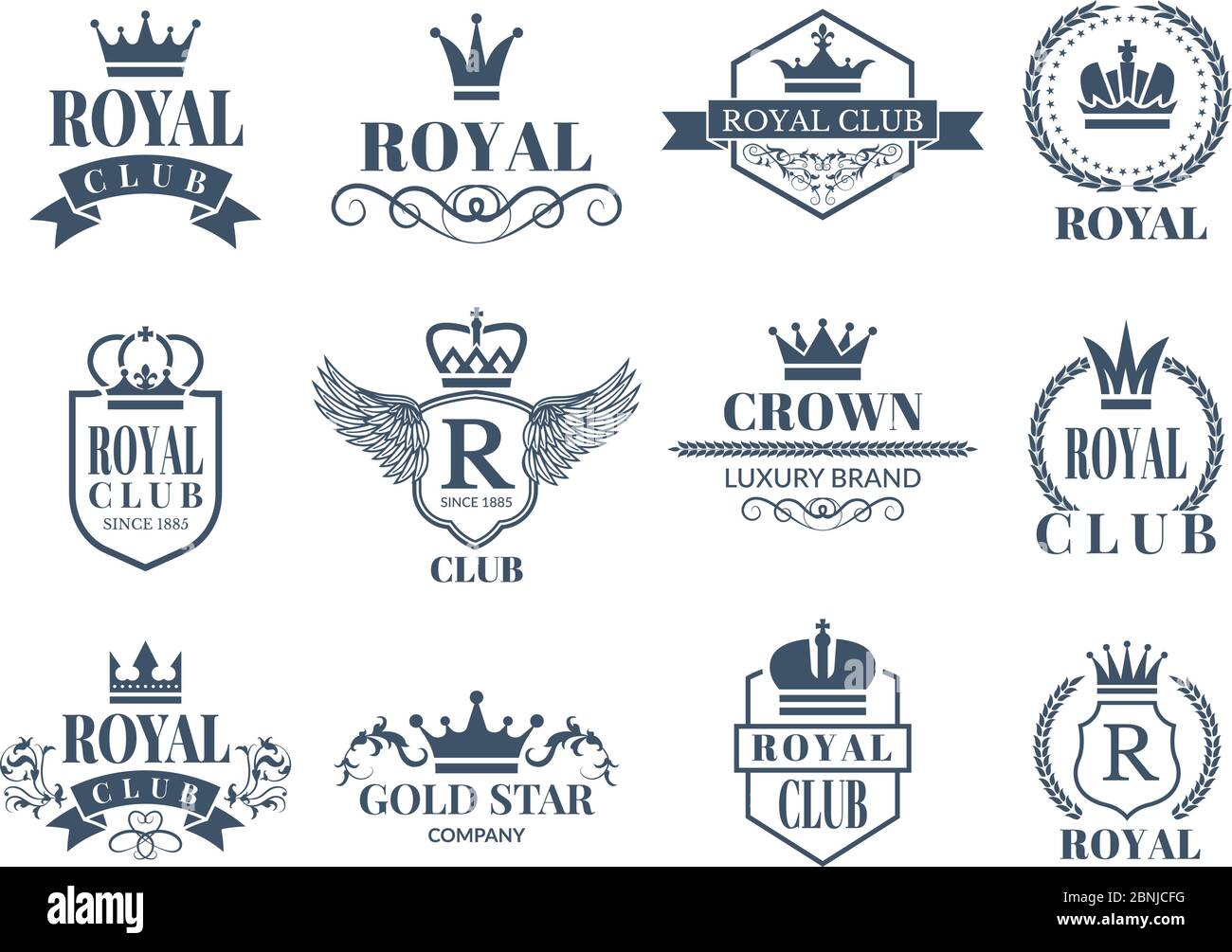 Royal insignia Stock Vector Images - Alamy