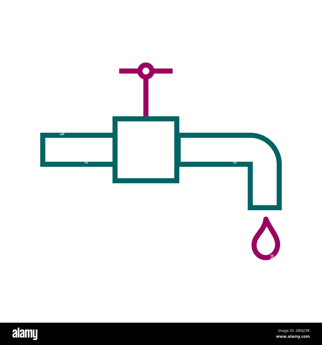 Beautiful Tap Line Vector Icon Stock Vector Image & Art - Alamy