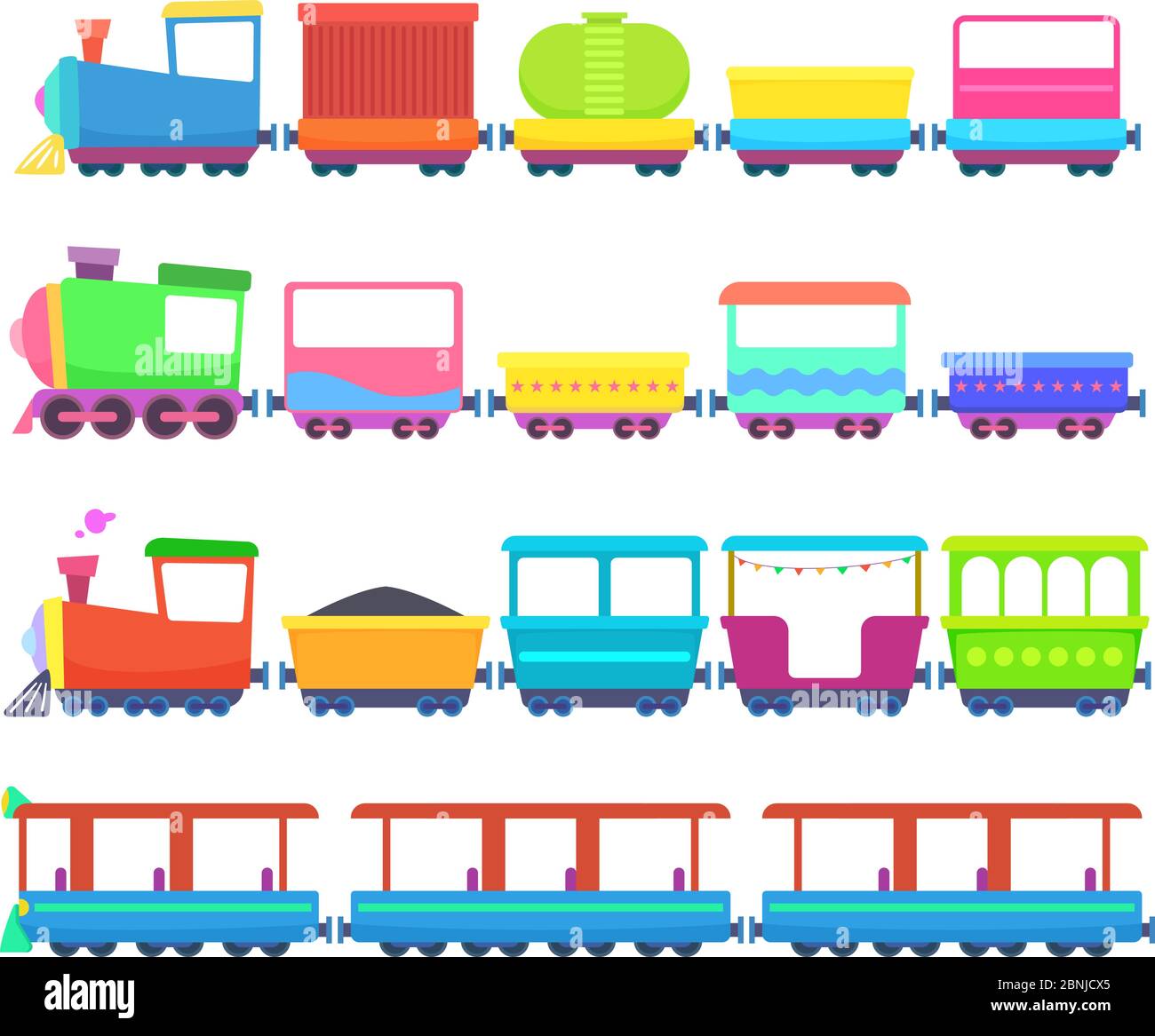 Miniature trains Stock Vector Images - Alamy