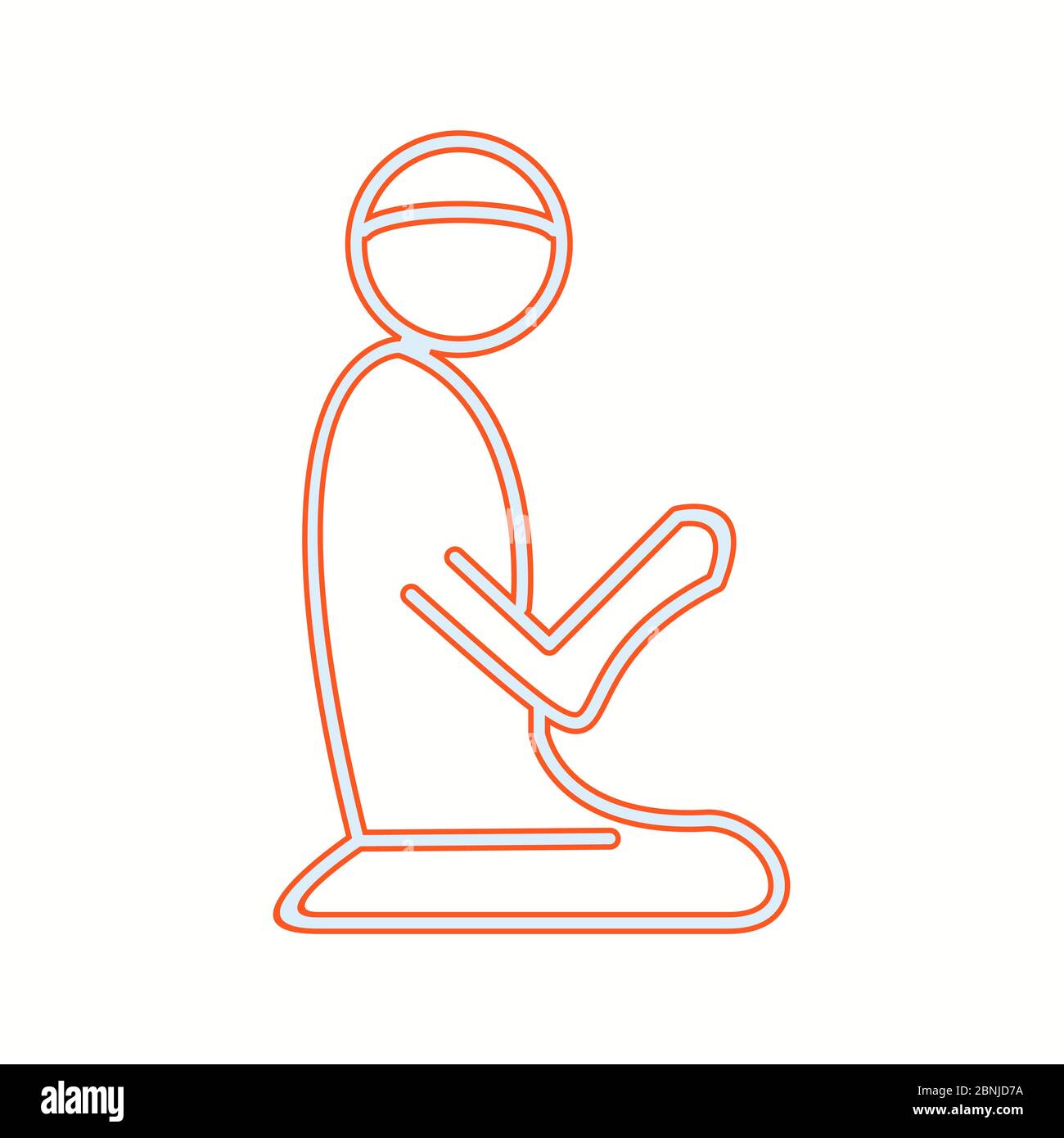 Offering prayer Stock Vector Images - Alamy