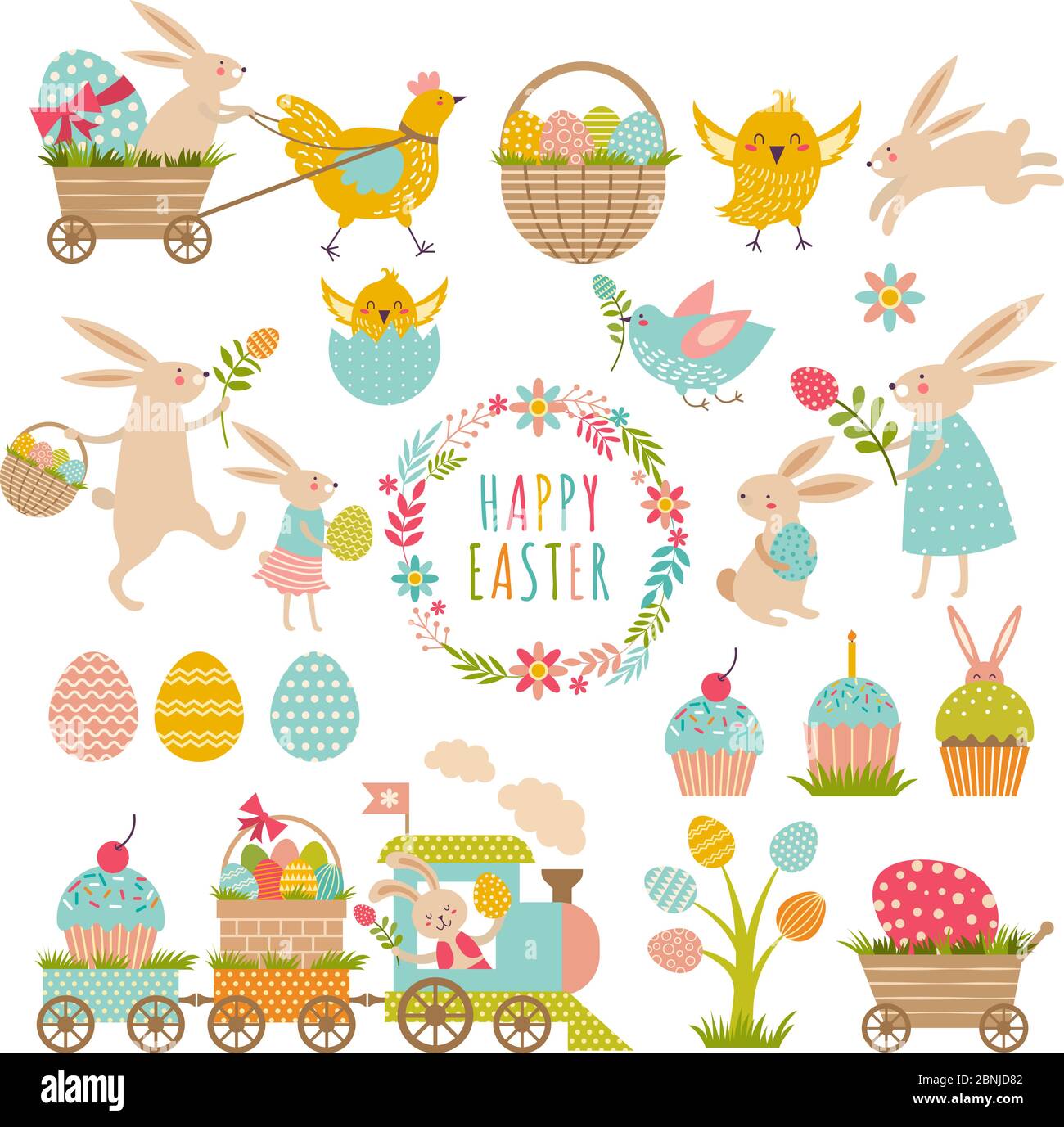 Vintage chicken eggs Stock Vector Images - Alamy