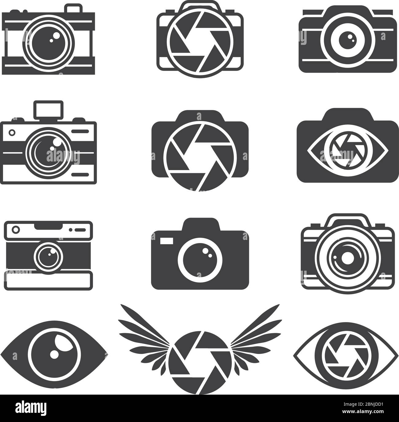 Focus icon monochrome simple Stock Vector Images - Alamy