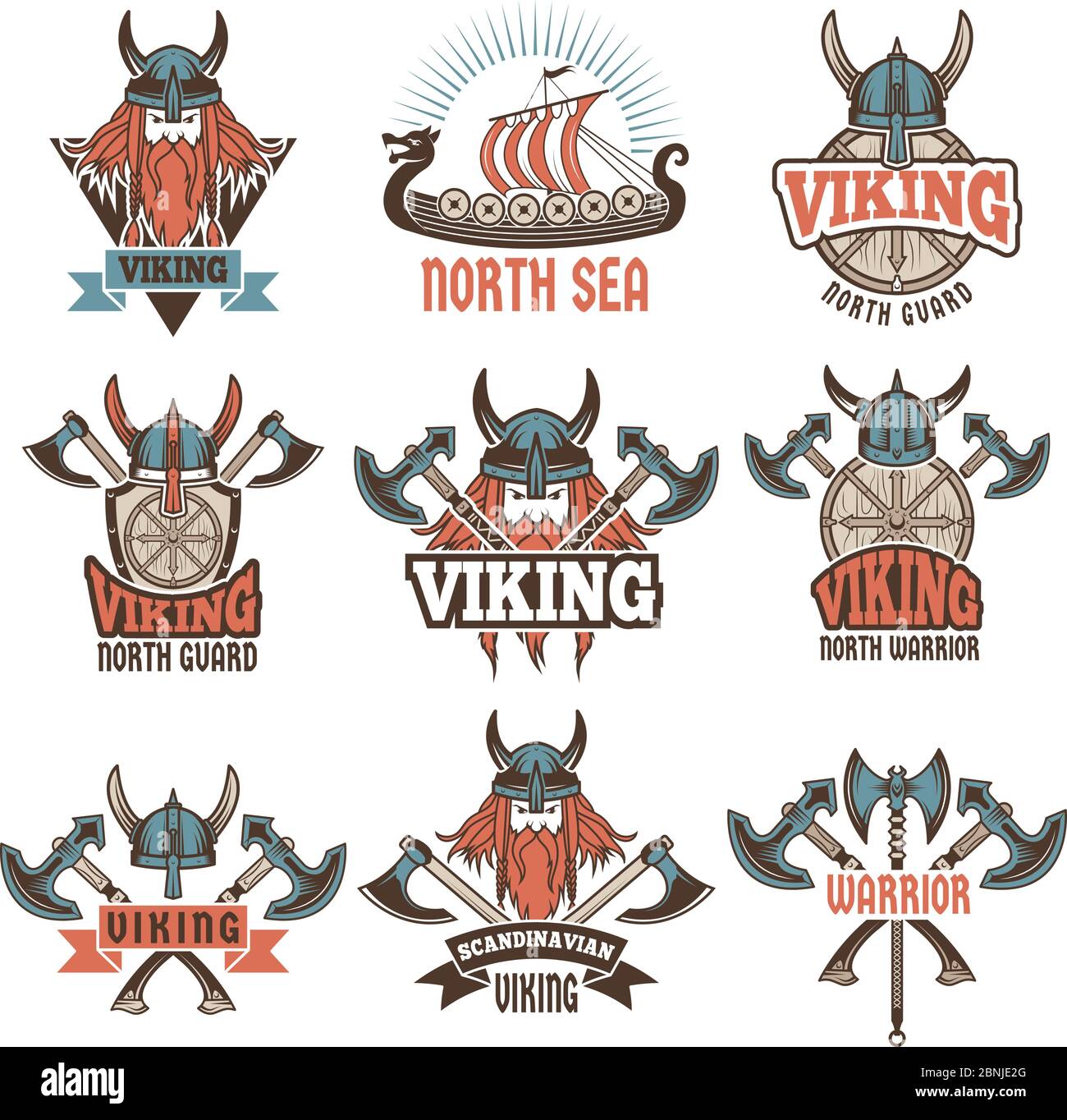 Medieval medieval north Stock Vector Images - Alamy