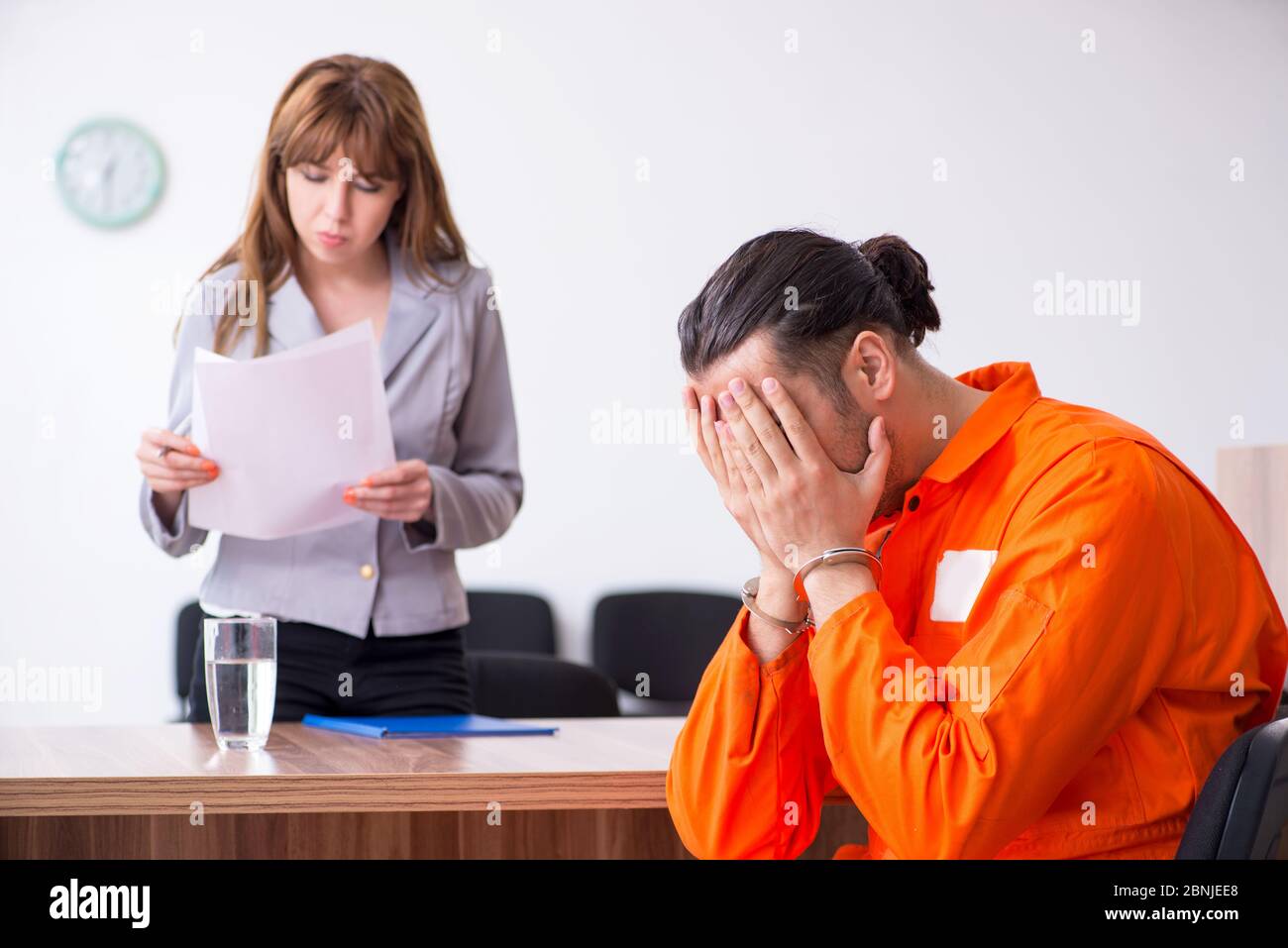 Inmate reading hi-res stock photography and images - Alamy