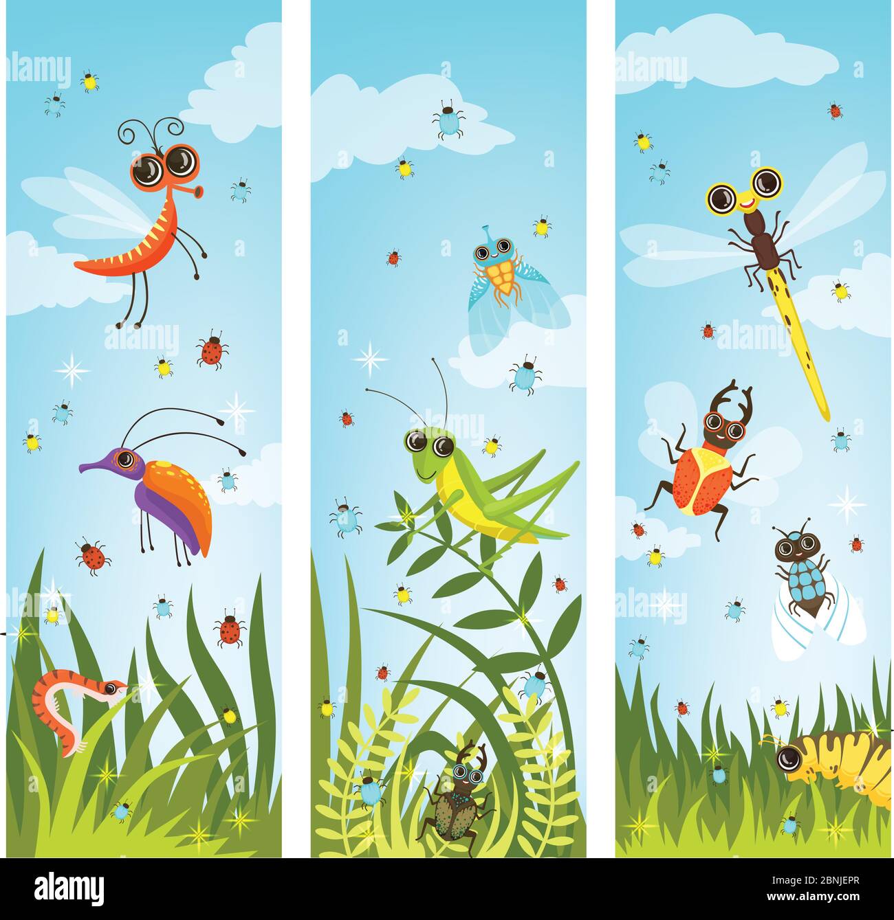 Cartoon insects hi-res stock photography and images - Alamy