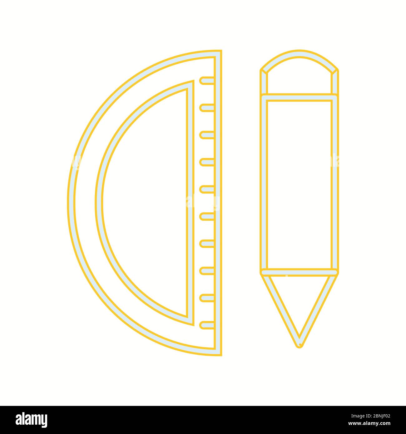 Geometry tools Stock Vector Images - Alamy