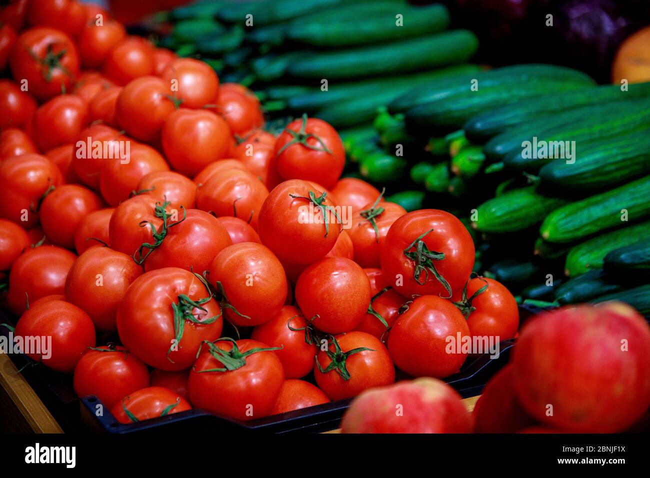 vegetables tomatoes in the store Stock Photo - Alamy