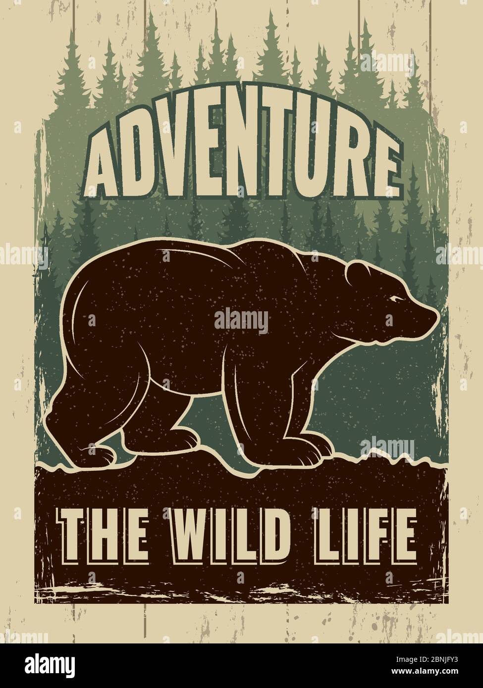 Wildlife poster hi-res stock photography and images - Alamy