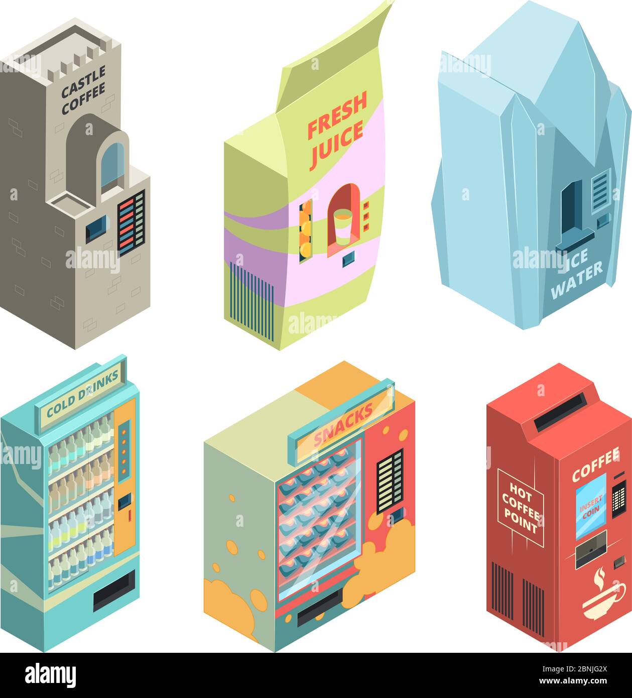 Beverage packaging machine Cut Out Stock Images & Pictures - Alamy