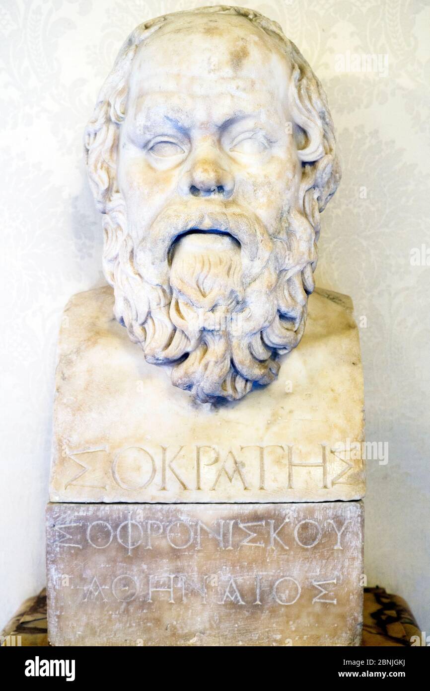 Socrates sculpture hi-res stock photography and images - Alamy