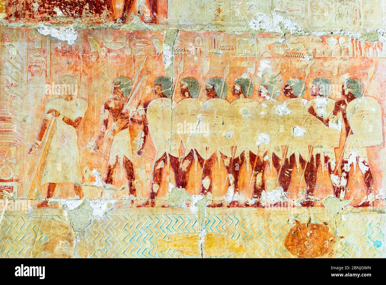 Hieroglyphic symbols at the Mortuary temple of queen Hatshepsut - Deir ...