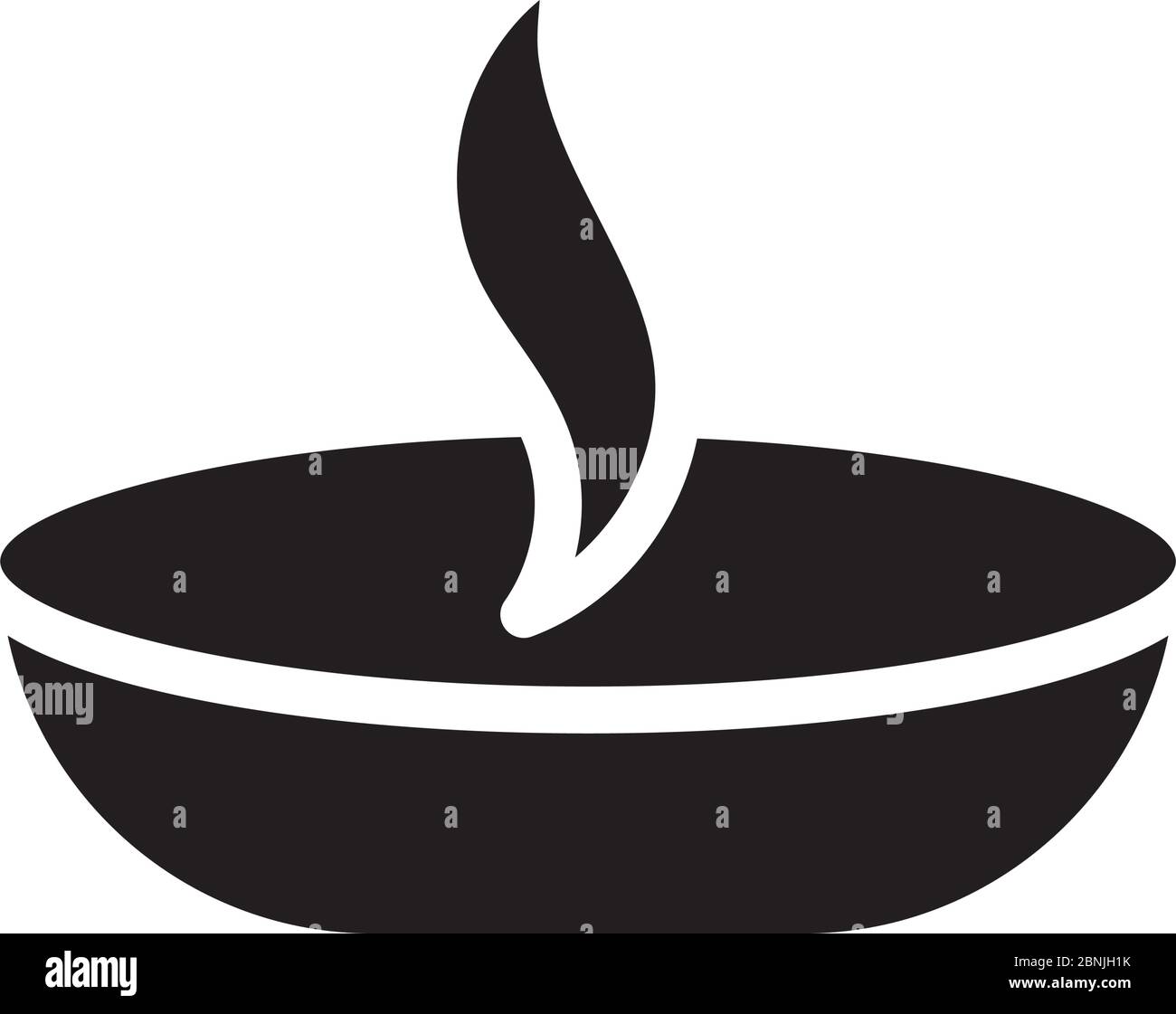 candle fire flame line style Stock Vector Image & Art - Alamy
