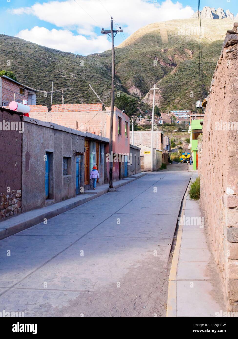 The small town of Chivay, Peru Stock Photo - Alamy