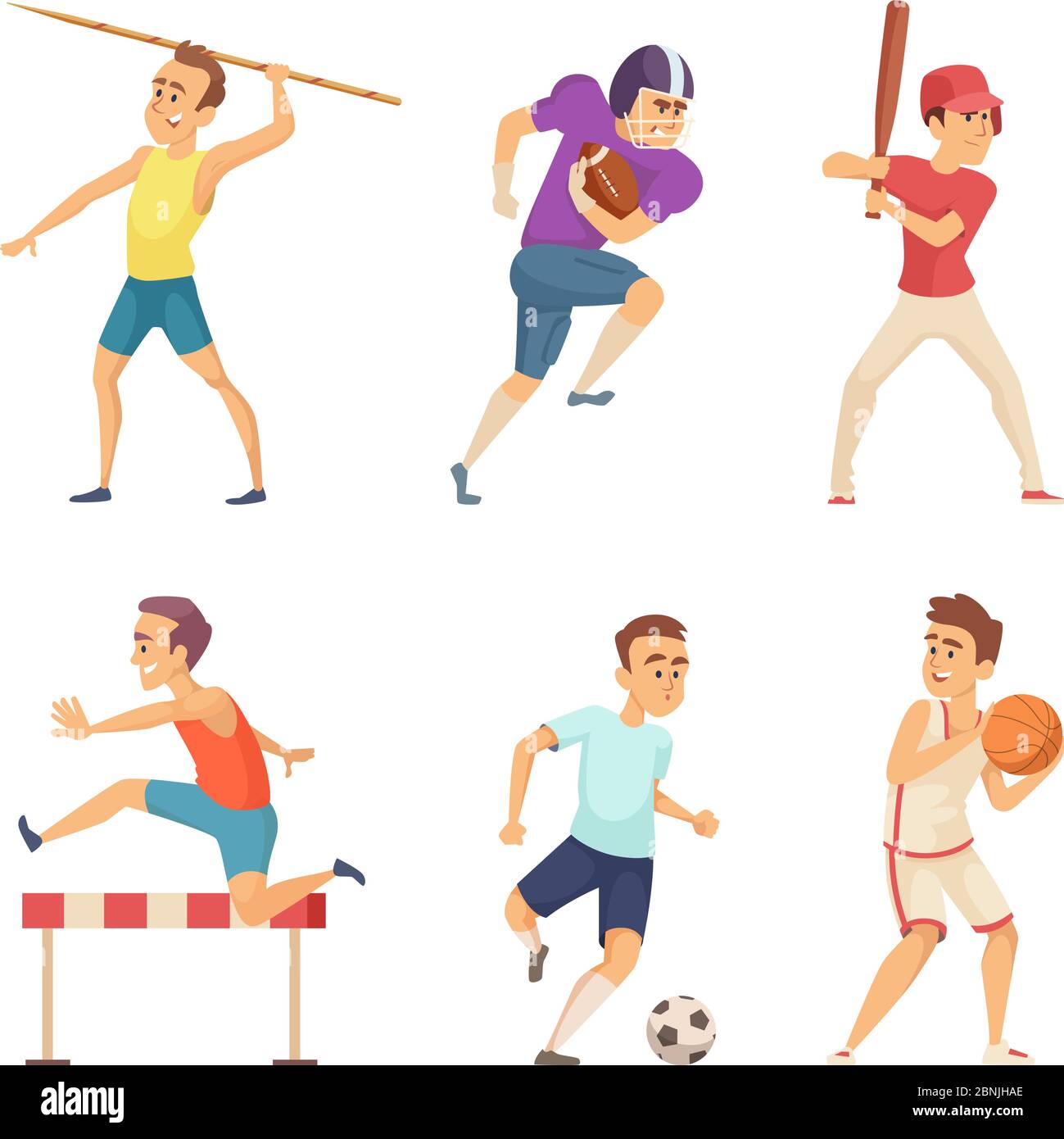 Cartoon illustration boy playing baseball hi-res stock photography and ...