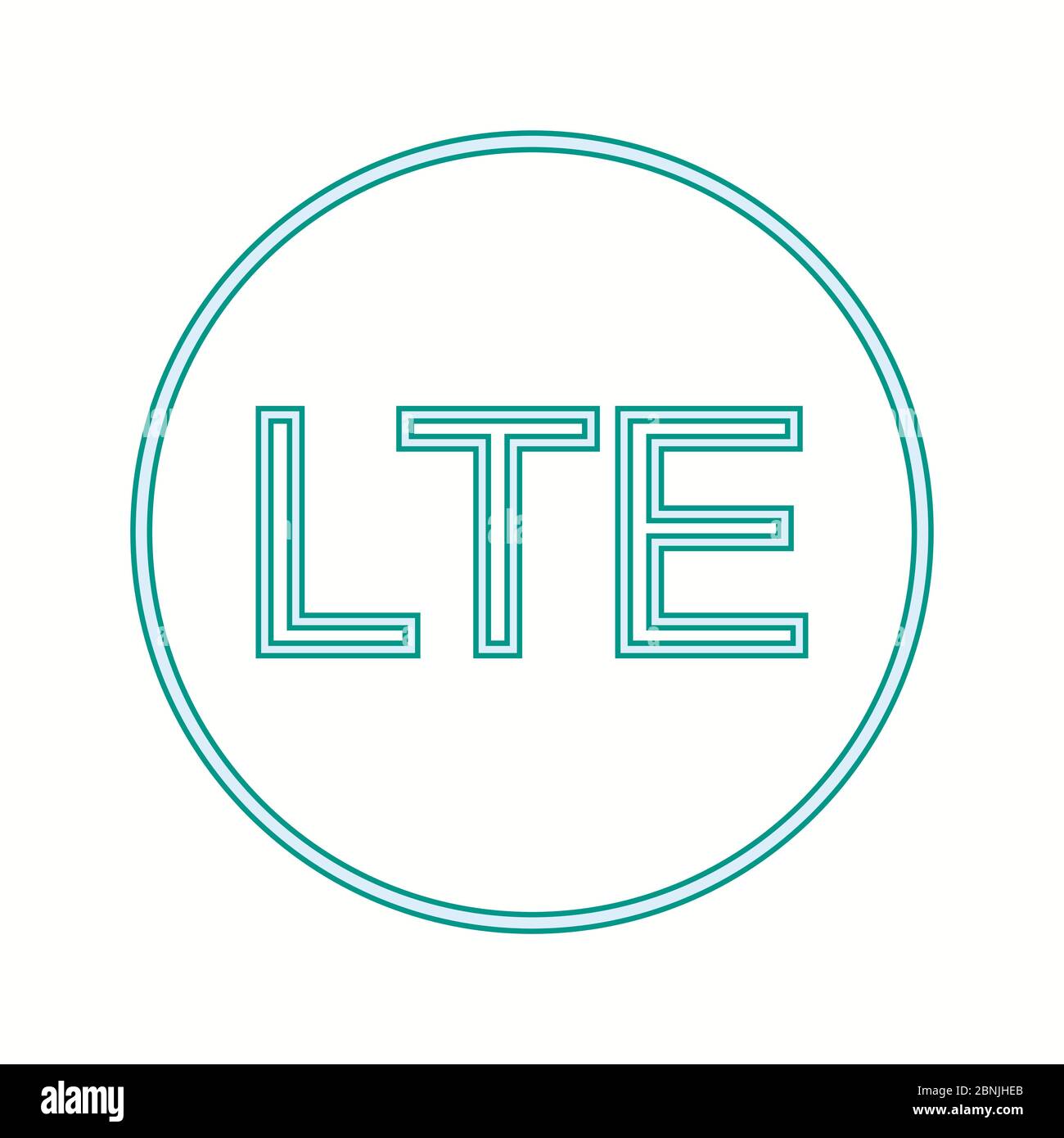Beautiful LTE Network Line Vector Icon Stock Vector Image & Art - Alamy