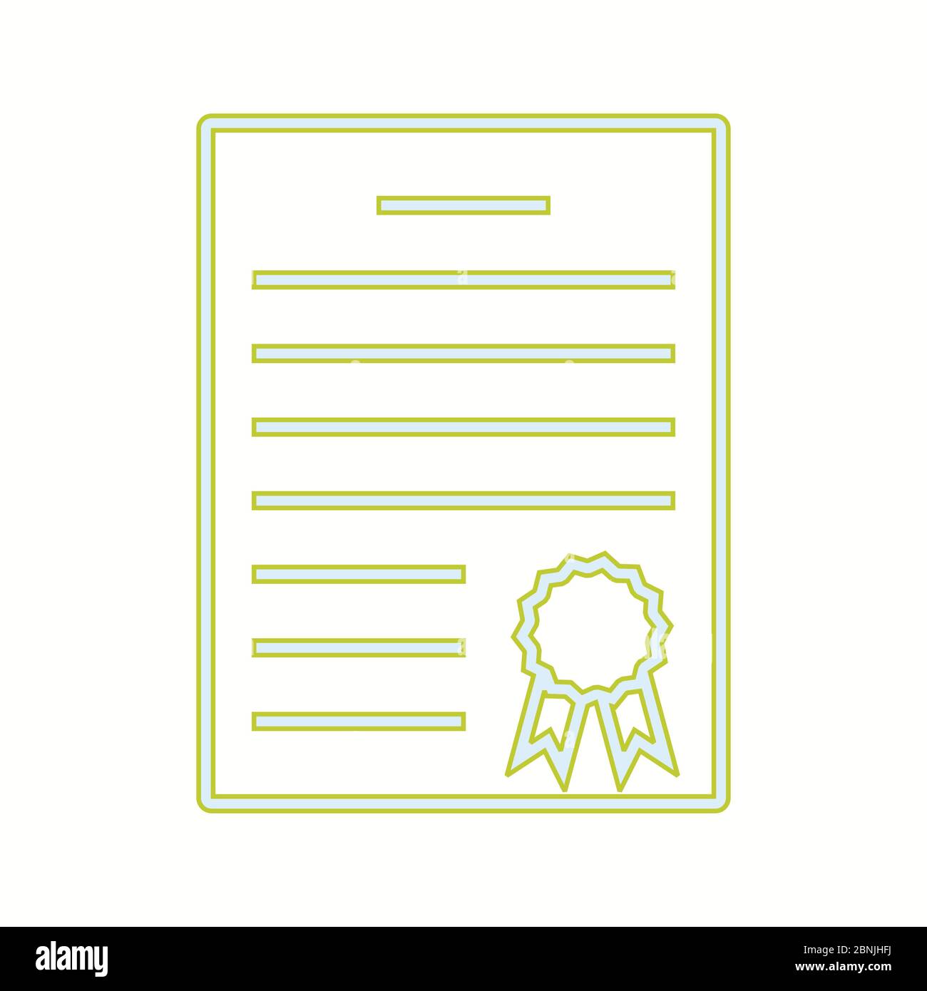 Beautiful Diploma Line Vector Icon Stock Vector Image & Art - Alamy