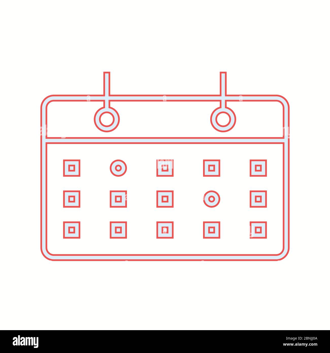 Beautiful Female Calendar Vector Icon Stock Vector Image & Art - Alamy