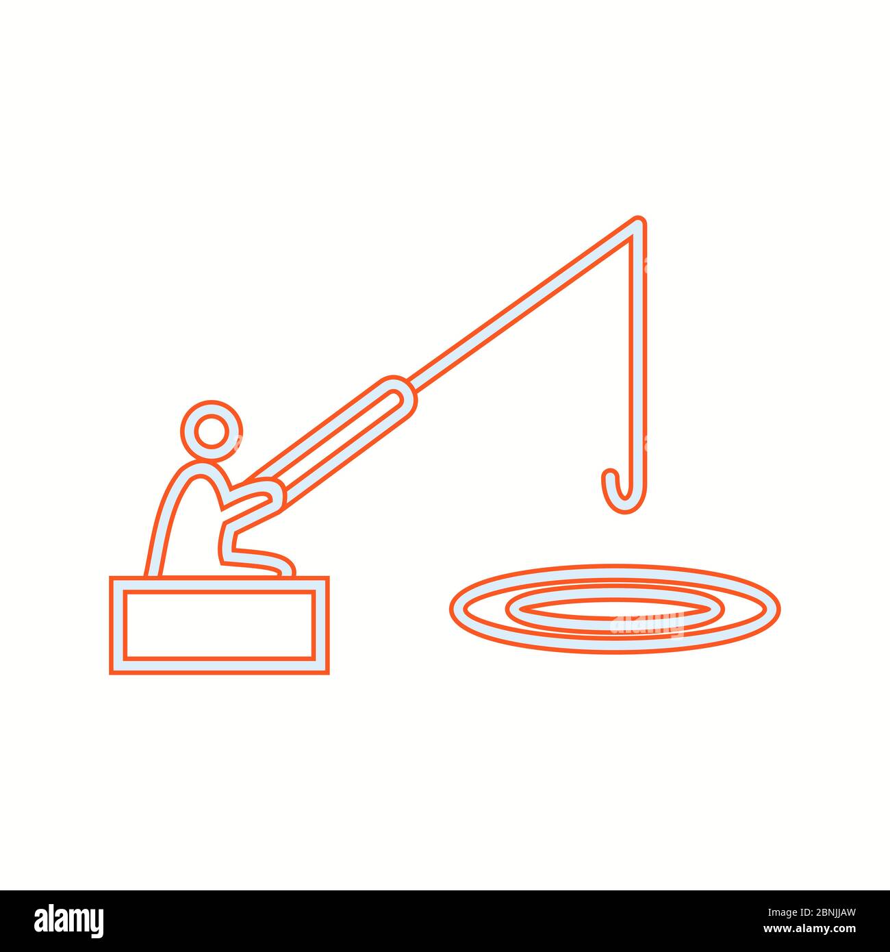 Fishing line Stock Vector Images - Alamy