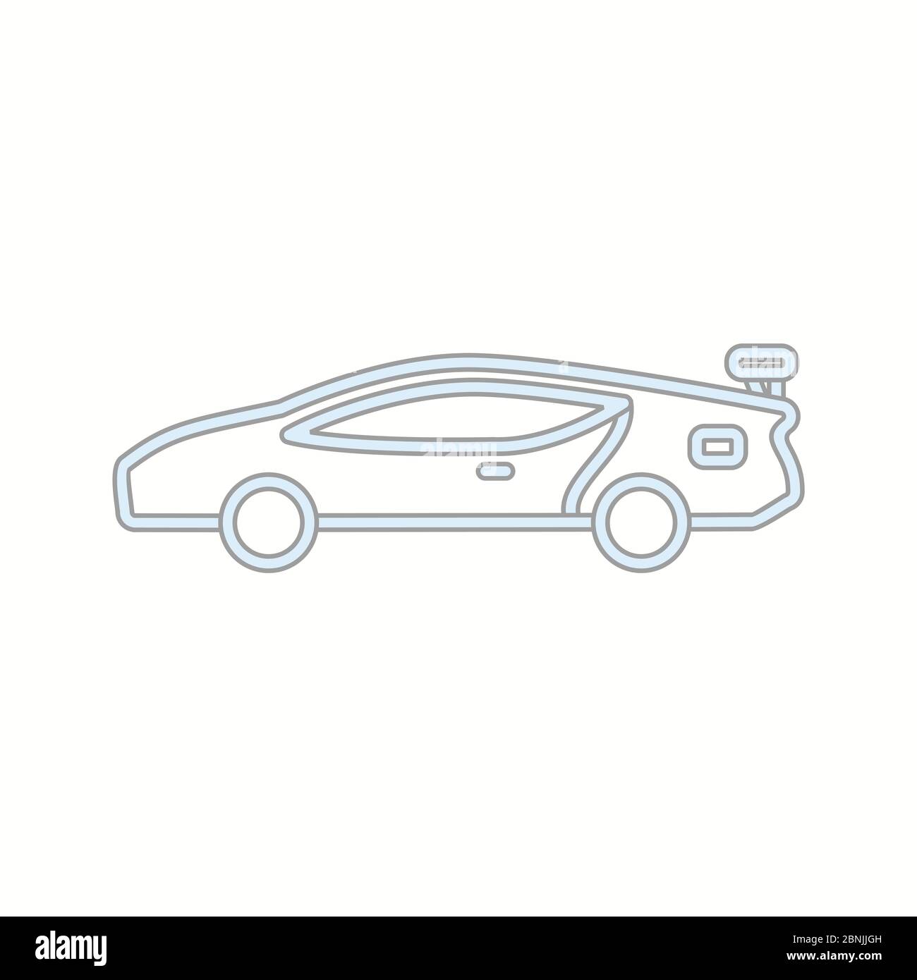 Beautiful Sports Car Line Vector Icon Stock Vector Image & Art - Alamy
