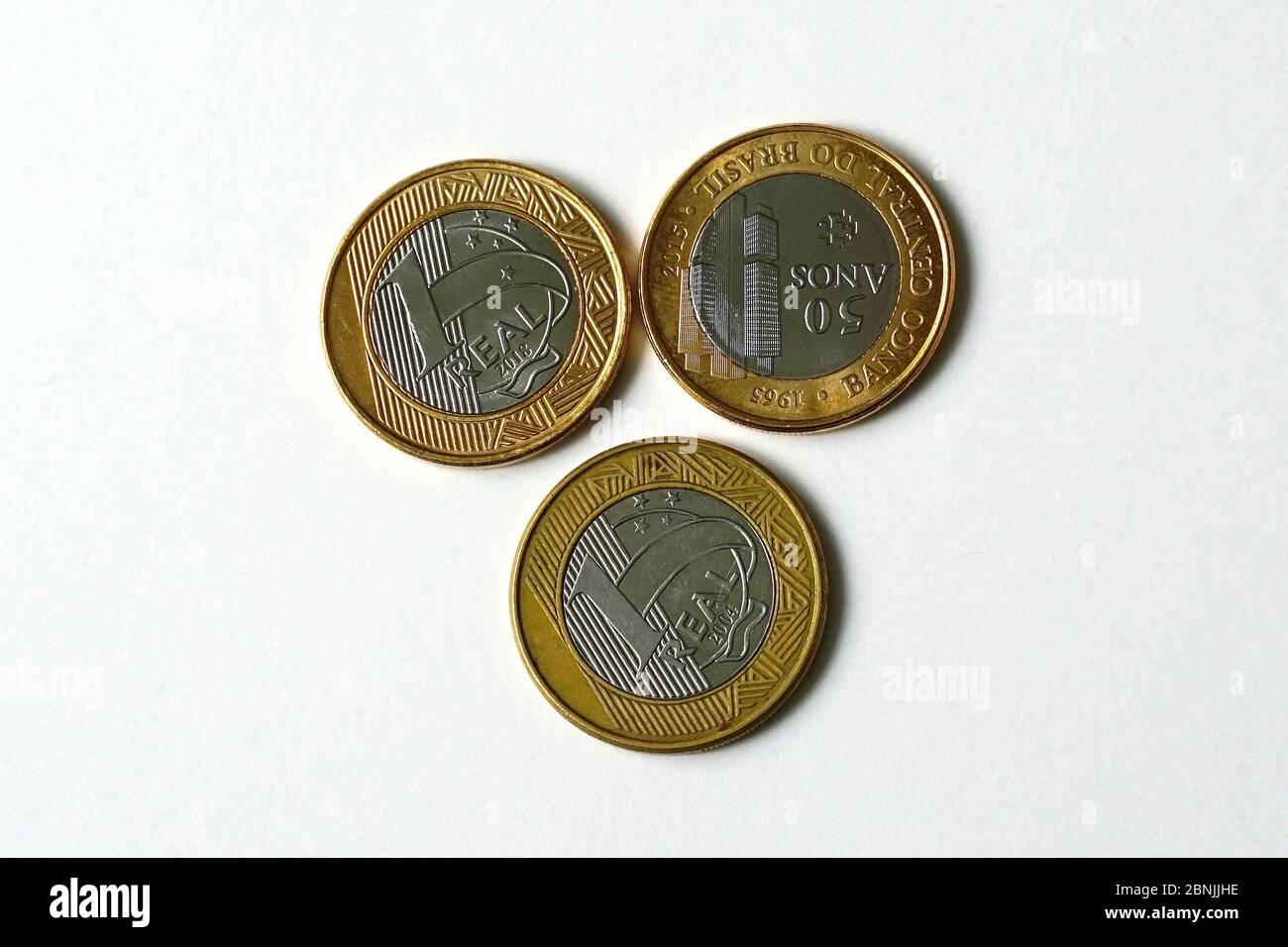 Brazilian real, real brasileiro, BRL, R$, Brasilianischer Real, coins ...