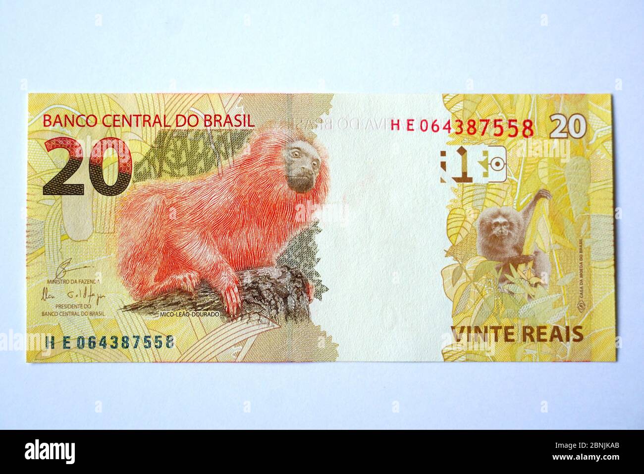 twenty reals, Brazilian real, real brasileiro, BRL, R$, Brasilianischer ...