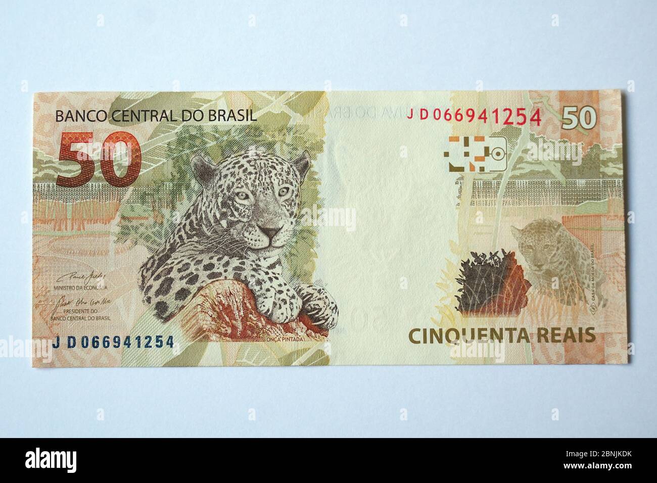 fifty reals, Brazilian real, real brasileiro, BRL, R$, Brasilianischer ...