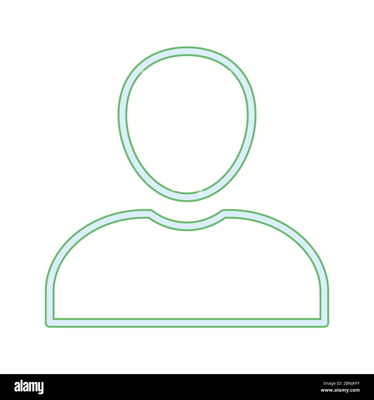 Beautiful Profile Line Vector Icon Stock Vector Image & Art - Alamy